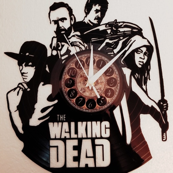 SPOT51.COM | Wall Decor | The Walking Dead Vinyl Record Clock | Poshmark